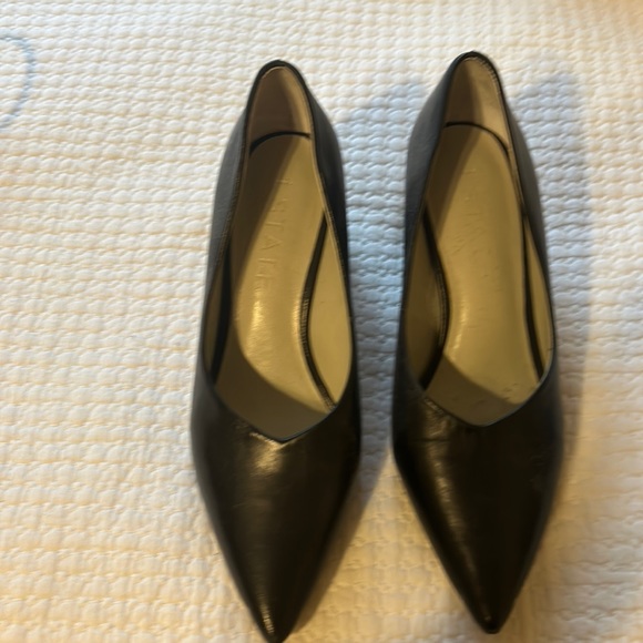 1. State | Shoes | Black 2 Stacked High Heels | Poshmark